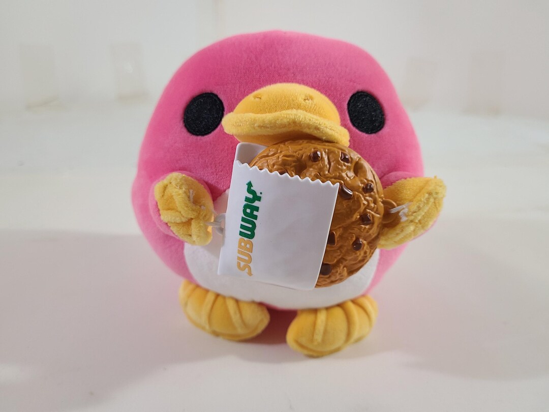 5 Inch Plush Pink Platypus, From Subway, Good Condition - Etsy