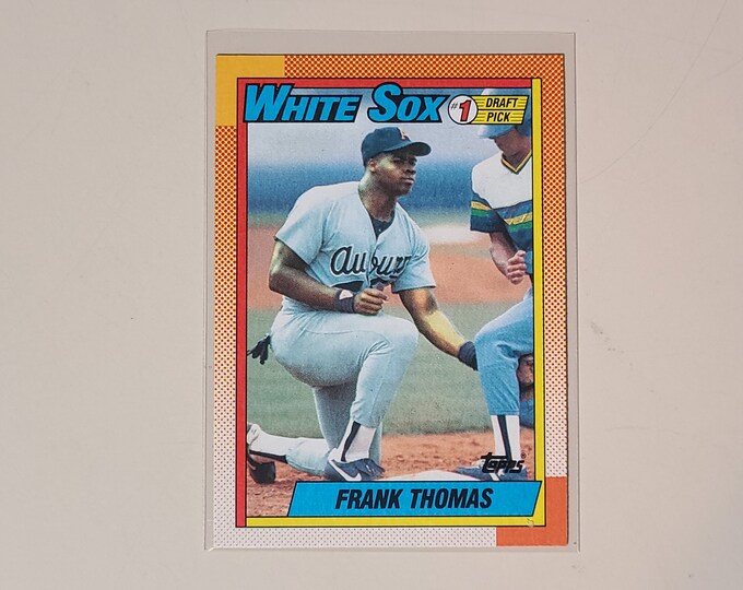 1990 Topps Frank Thomas RC Rookie Baseball Card - Etsy
