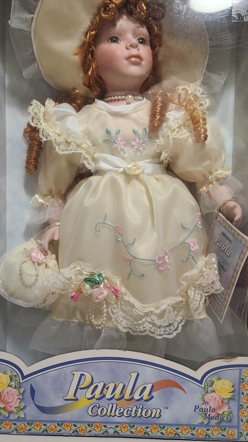 16 Inch Paula Collection Porcelain Girl Doll By Paula Medici Etsy
