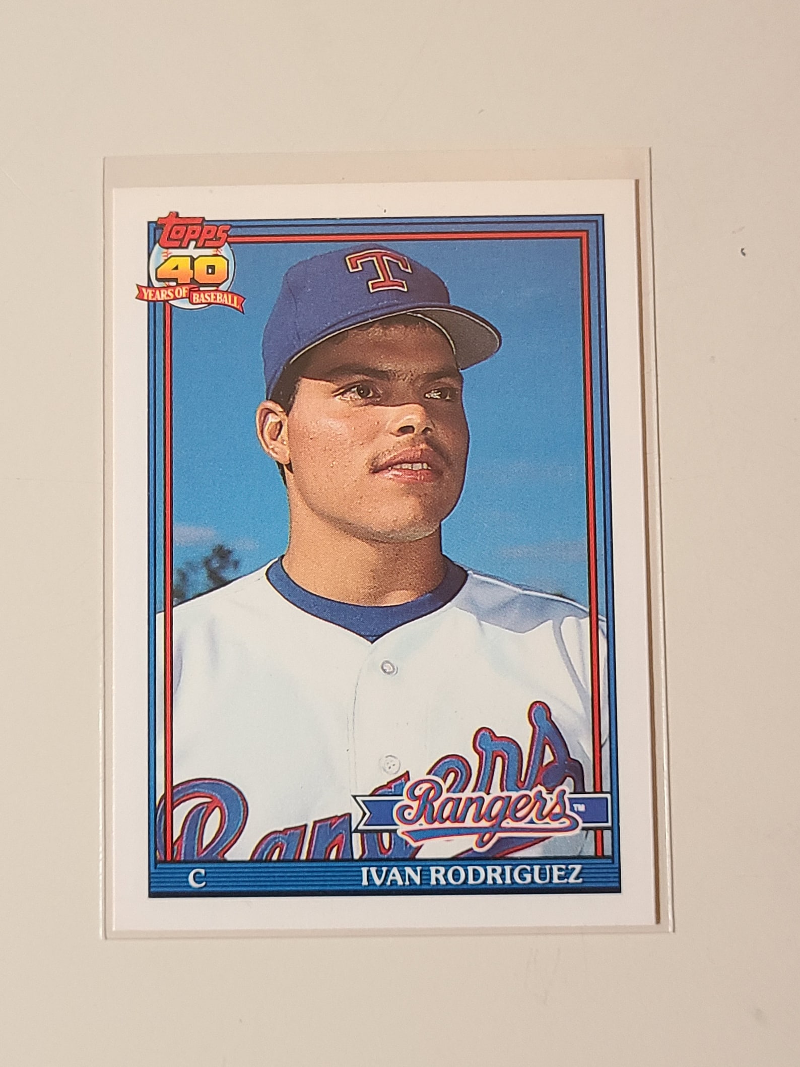 1991 Topps Traded Ivan Rodriguez RC Rookie Baseball Card | Etsy