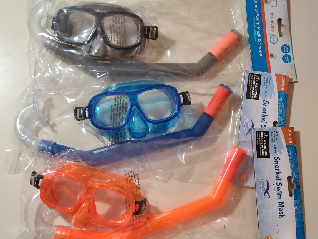 Kids Snorkel Swim Mask for Ages 4+, Brand New & Sealed - Etsy