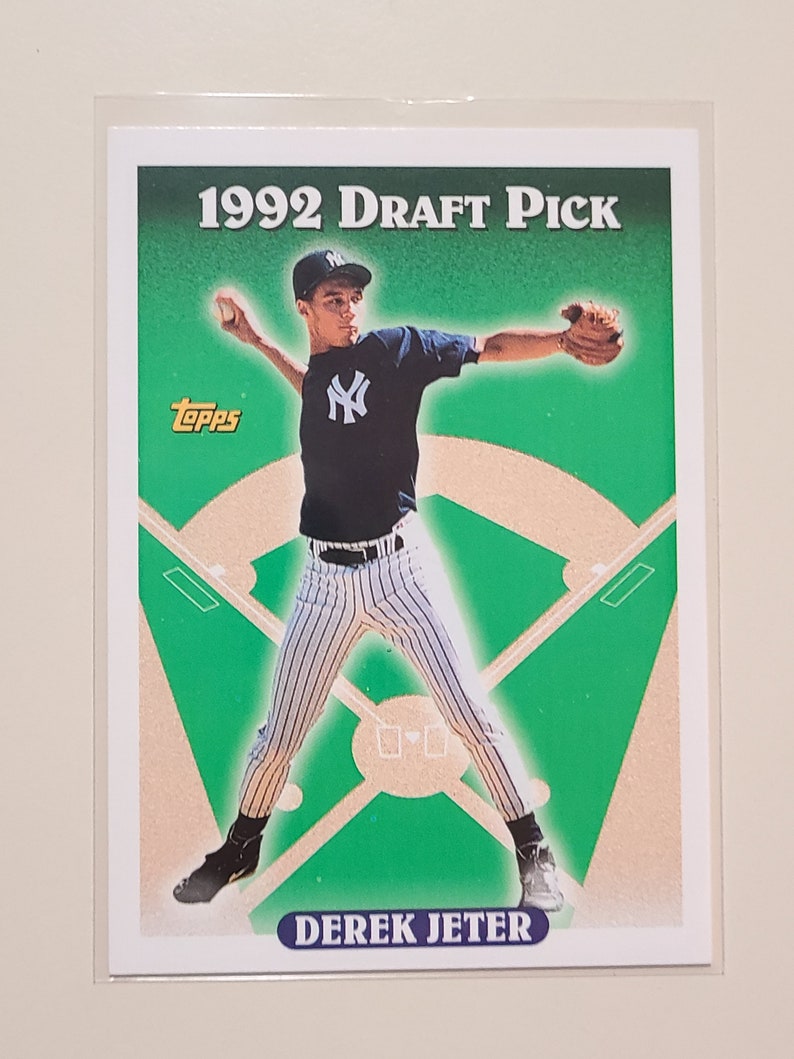 1993 Topps Derek Jeter RC Rookie Baseball Card | Etsy