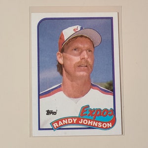 1989 Topps Randy Johnson RC Rookie Baseball Card - Etsy