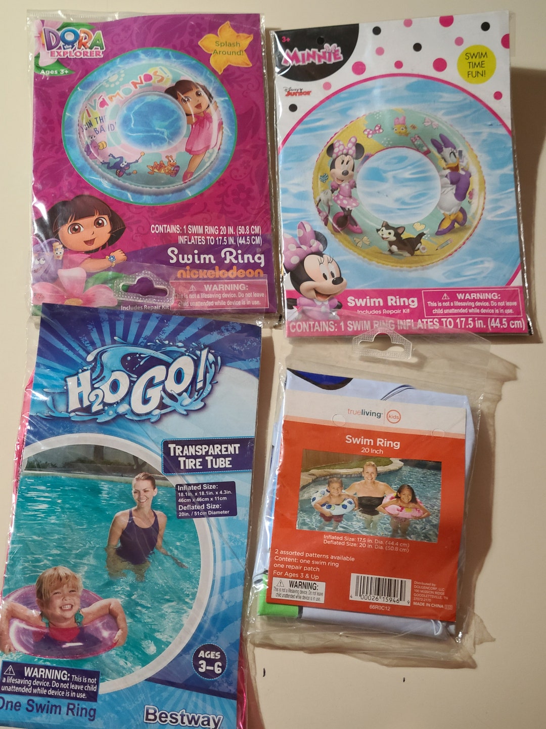 Inflatable Swim Ring Floats Brand New Sealed for Ages 3-6 Years Dora ...