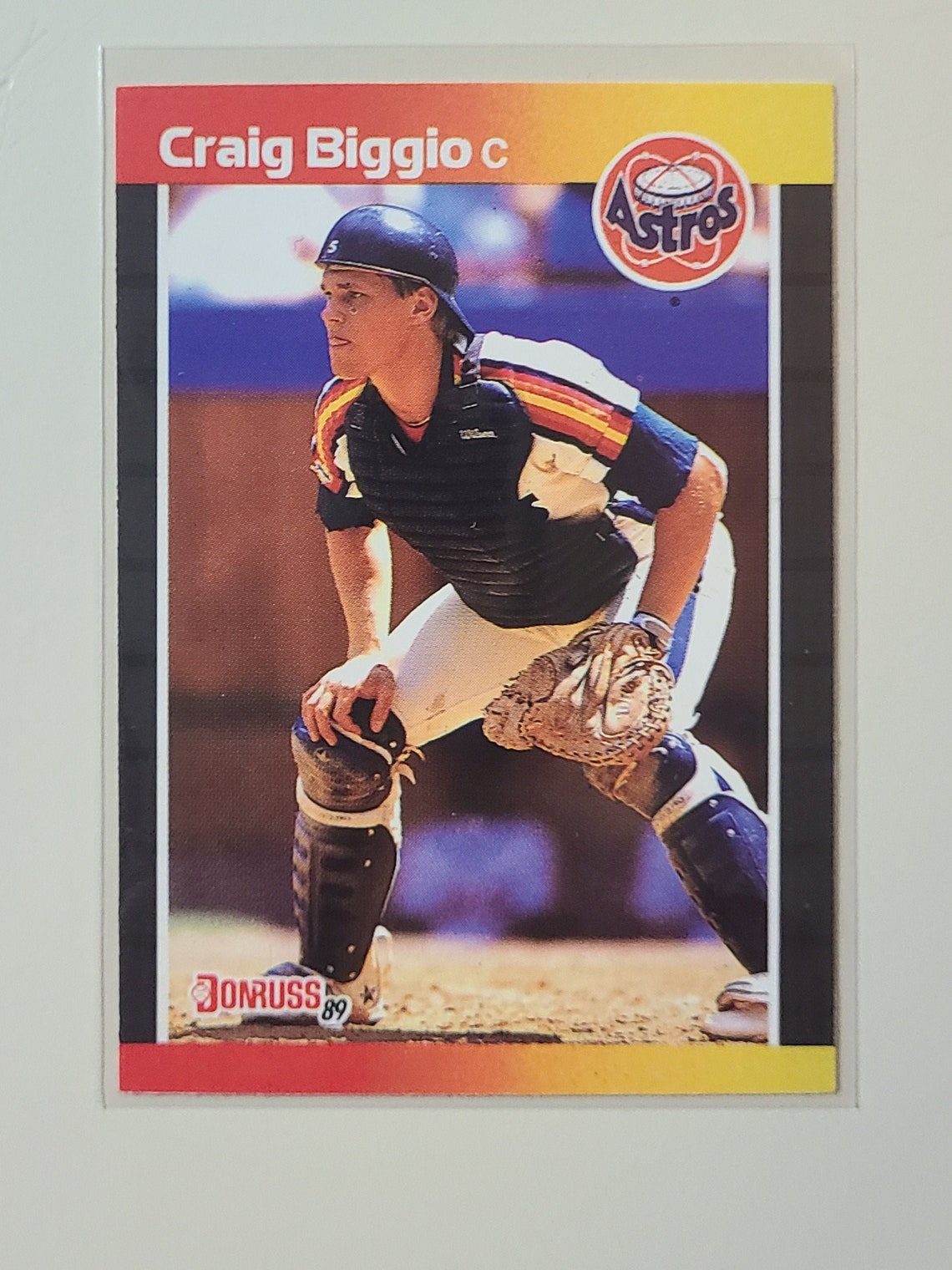 1989 Donruss Craig Biggio RC Rookie Baseball Card | Etsy
