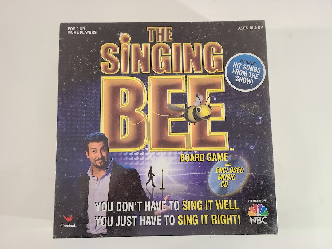 The Singing Bee Board Game With CD Brand New & Sealed - Etsy