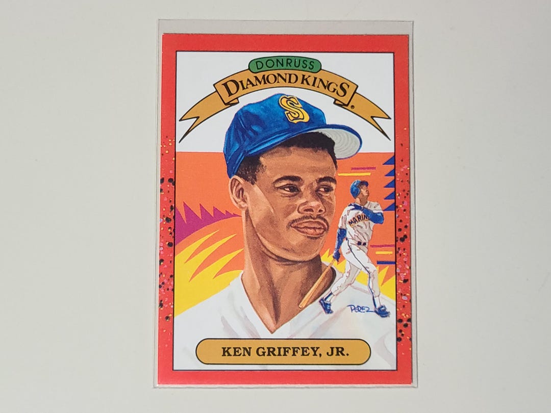 Ken Griffey Jr. 1990 Donruss DK Diamond Kings Baseball Card - Etsy