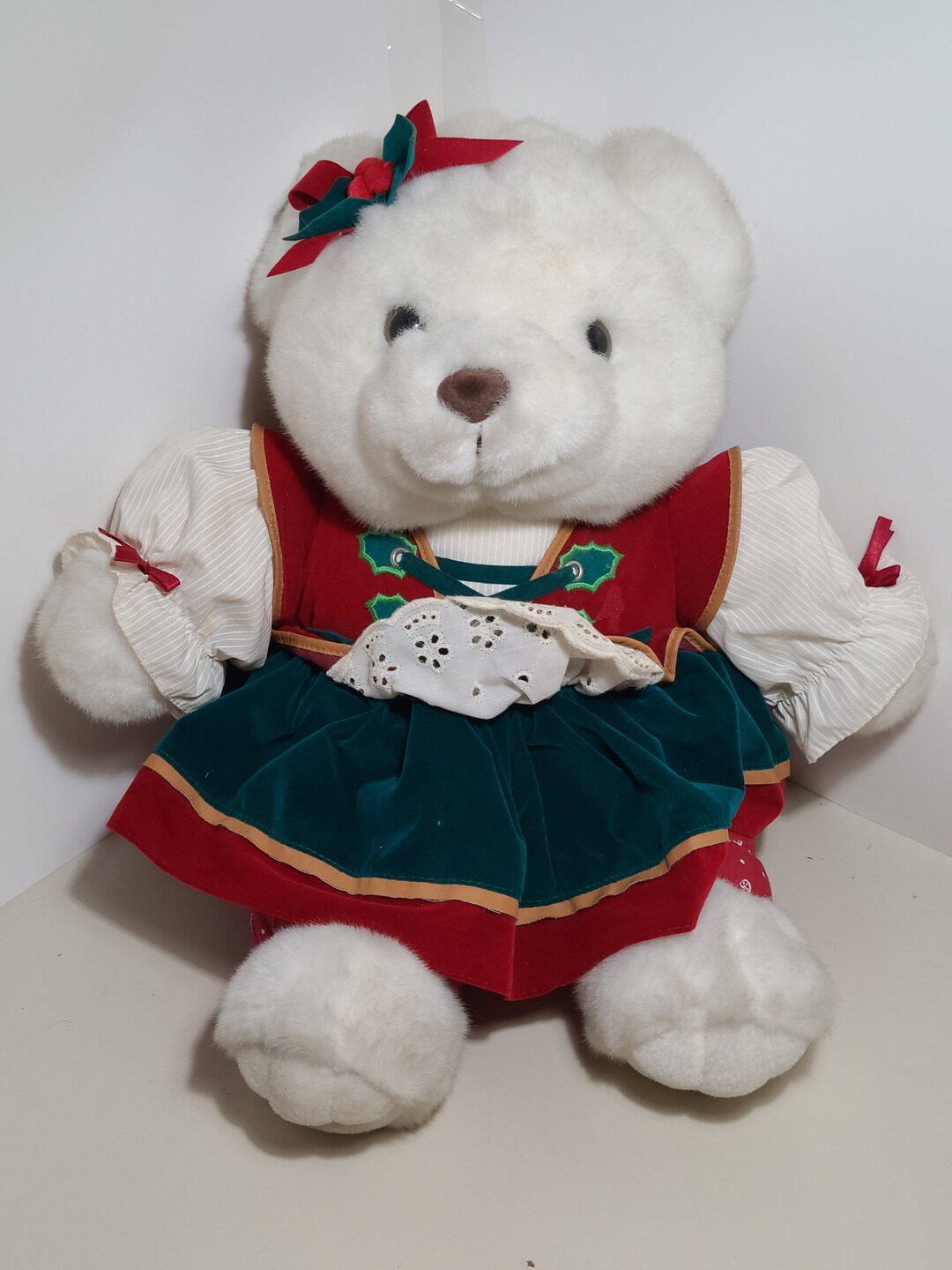 18 Inch Plush Stuffed 1995 Teddy Bear Doll, Made by K-mart, Good ...