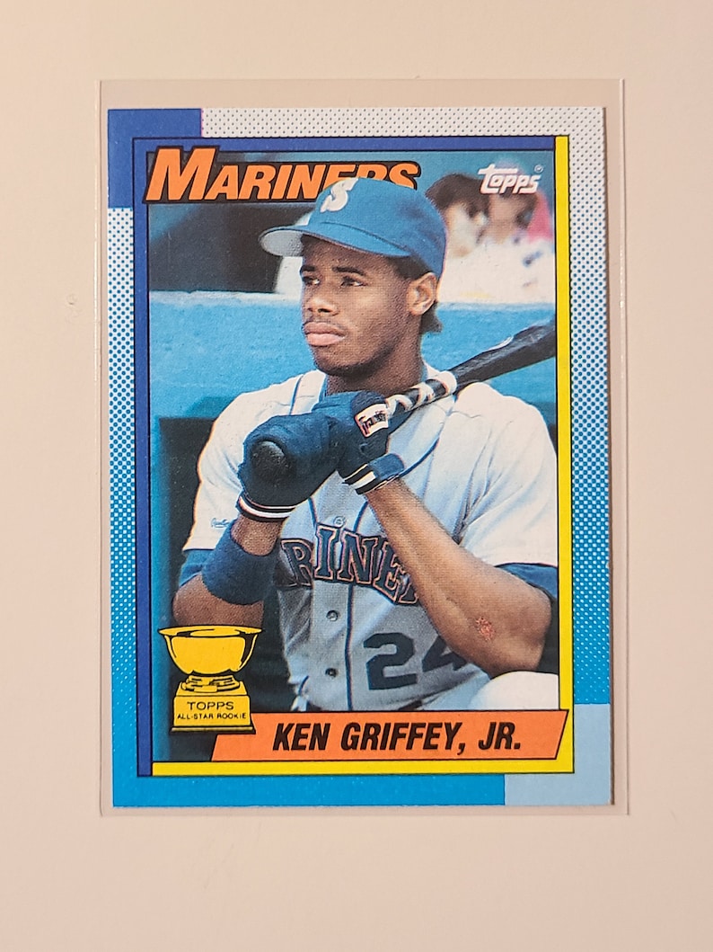 1990 Topps Ken Griffey Jr. 2nd Year Rookie Cup Baseball Card - Etsy