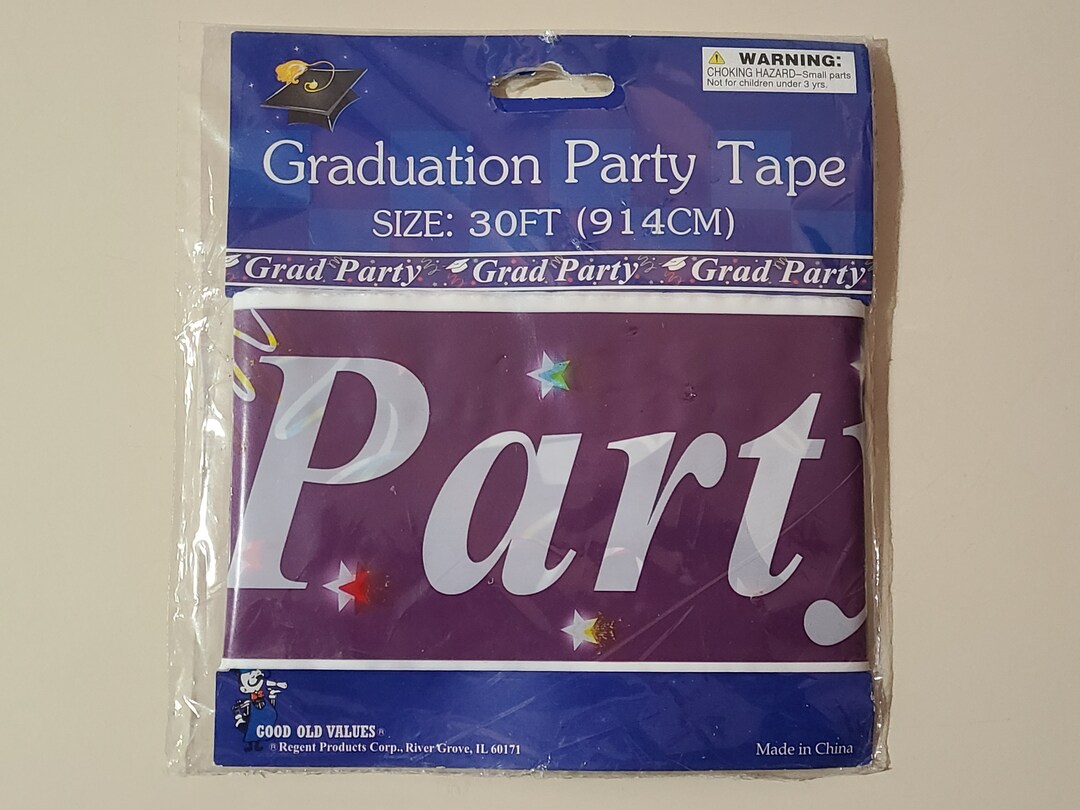 Graduation Party Tape 30 Feet Brand New and Sealed - Etsy