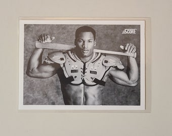 Bo Jackson Iconic Score 1990 Baseball/football Card Graded - Etsy
