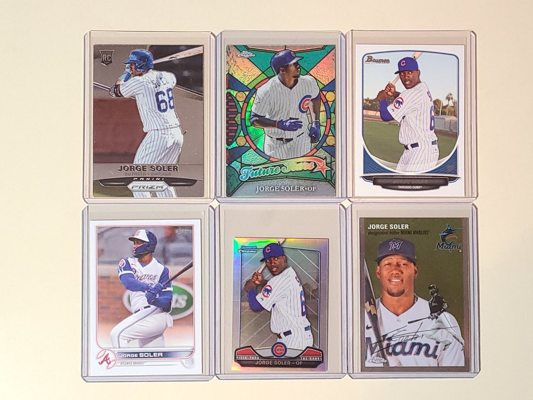 Jorge Soler 6 Baseball Card Lot With 2015 Prizm Rookie, Topps Chrome ...