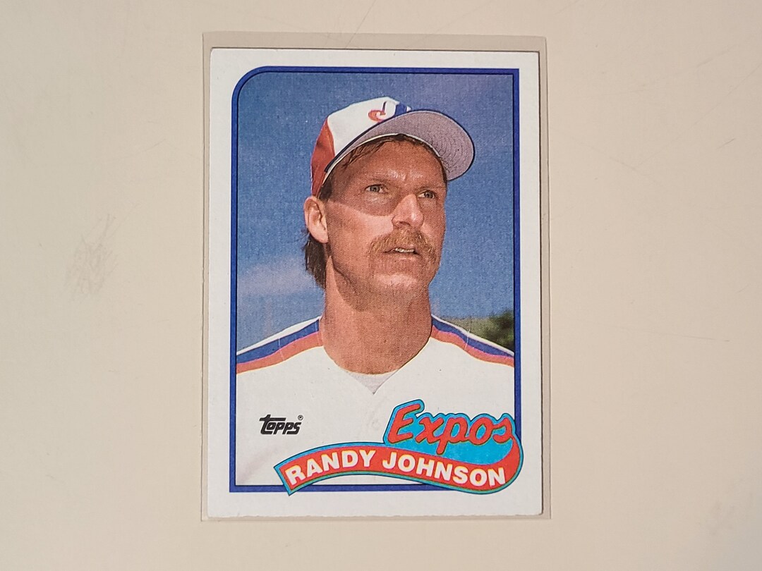1989 Topps Randy Johnson RC Rookie Baseball Card - Etsy