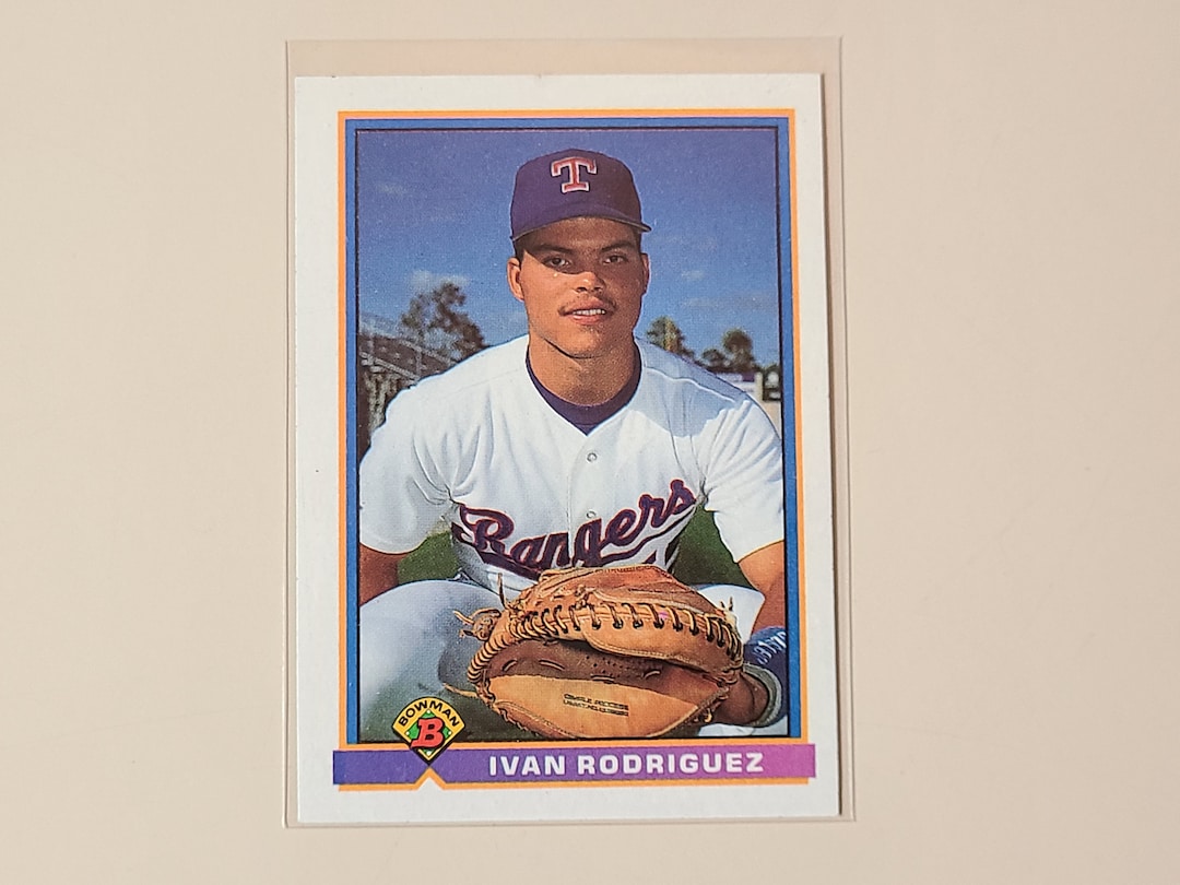 1991 Bowman Ivan pudge Rodriguez RC Rookie Baseball Card - Etsy