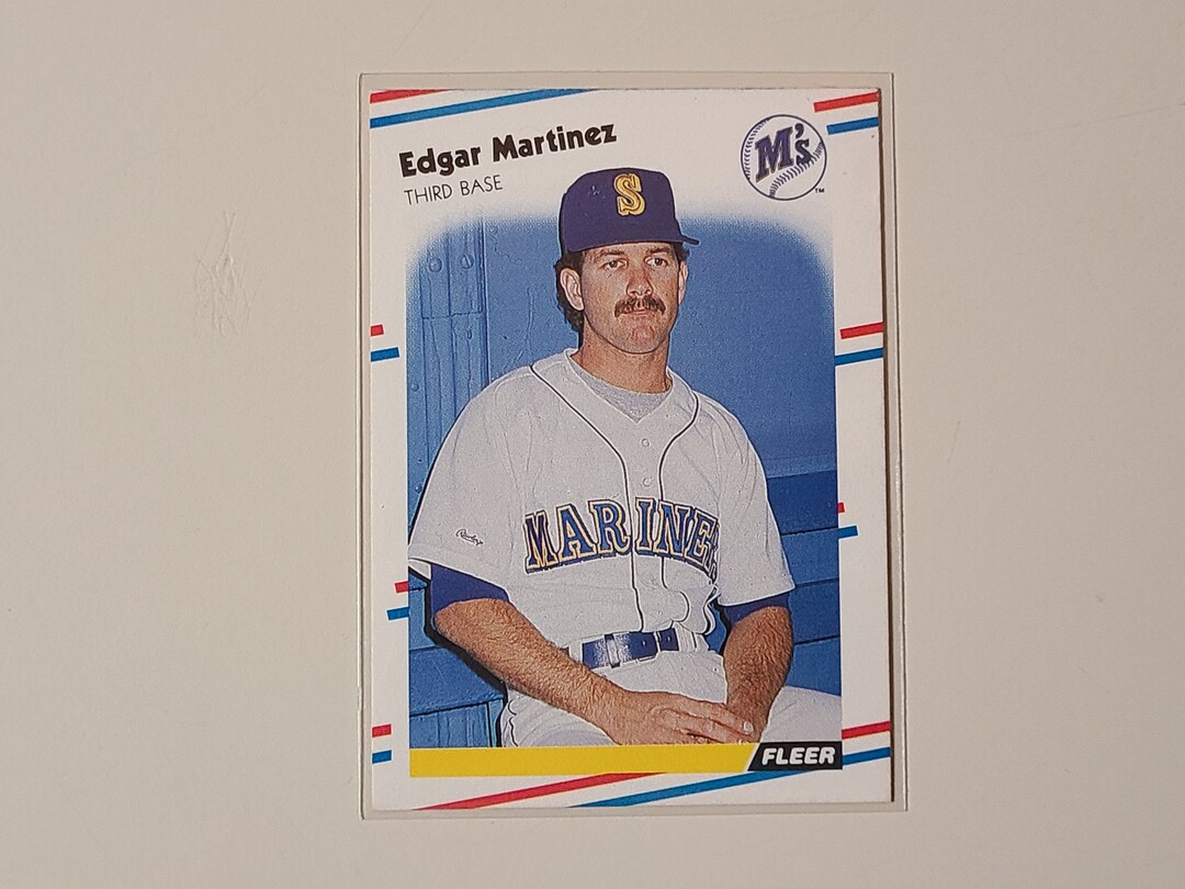 1988 Fleer Edgar Martinez Rookie RC Baseball Card - Etsy