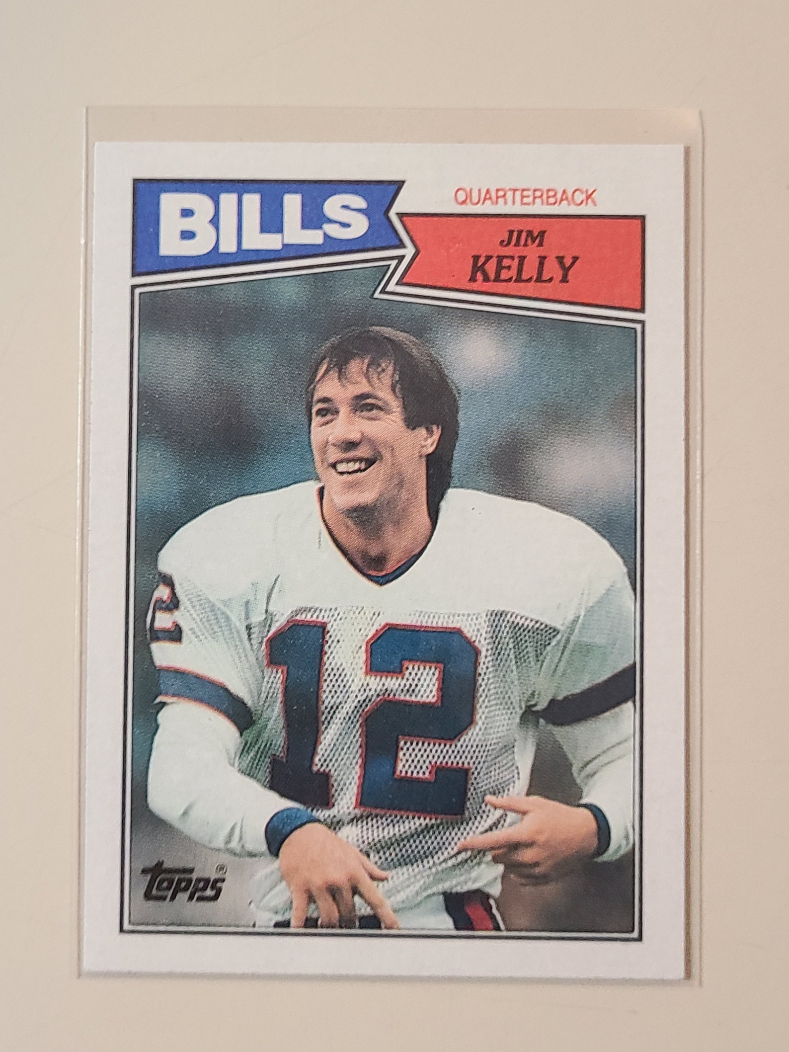 1987 Topps Jim Kelly RC Rookie Football Card | Etsy