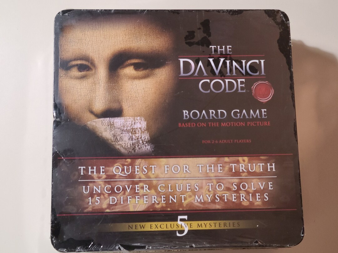 The Davinci Code Board Game Brand New and Sealed in a Tin - Etsy