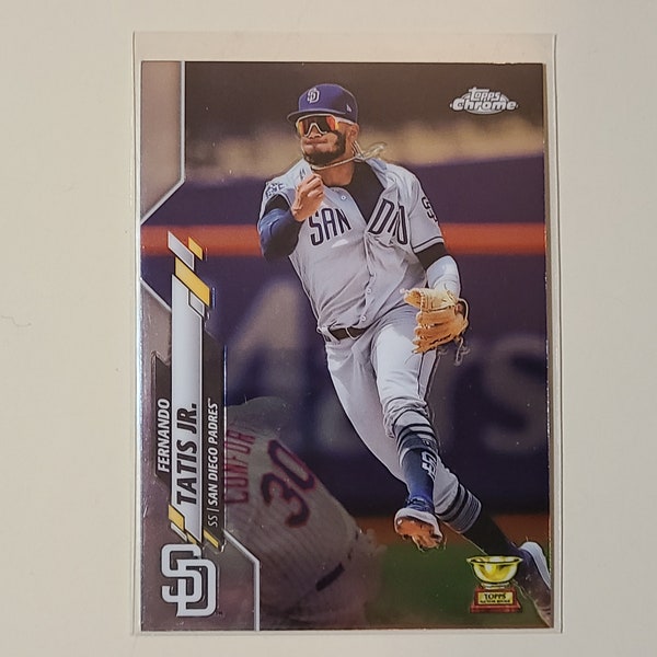 Topps Chrome Fernando Tatis Jr Rookie Card - Etsy