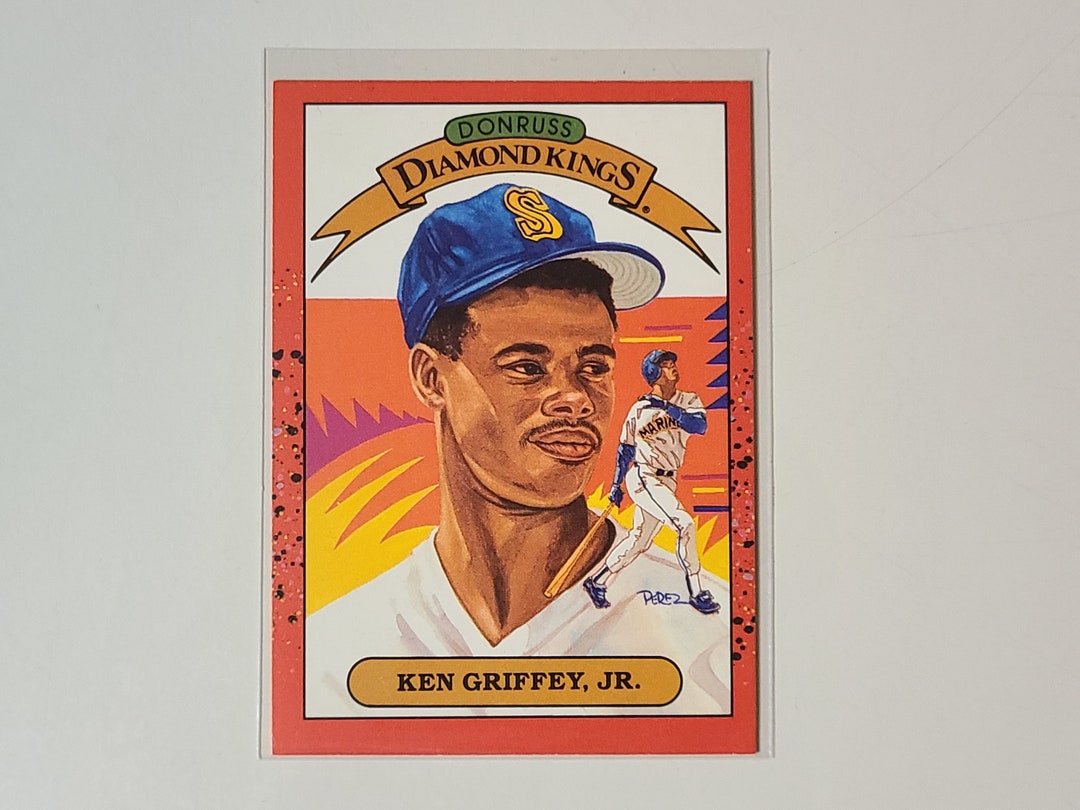 Ken Griffey Jr. 1990 Donruss DK Diamond Kings Baseball Card - Etsy