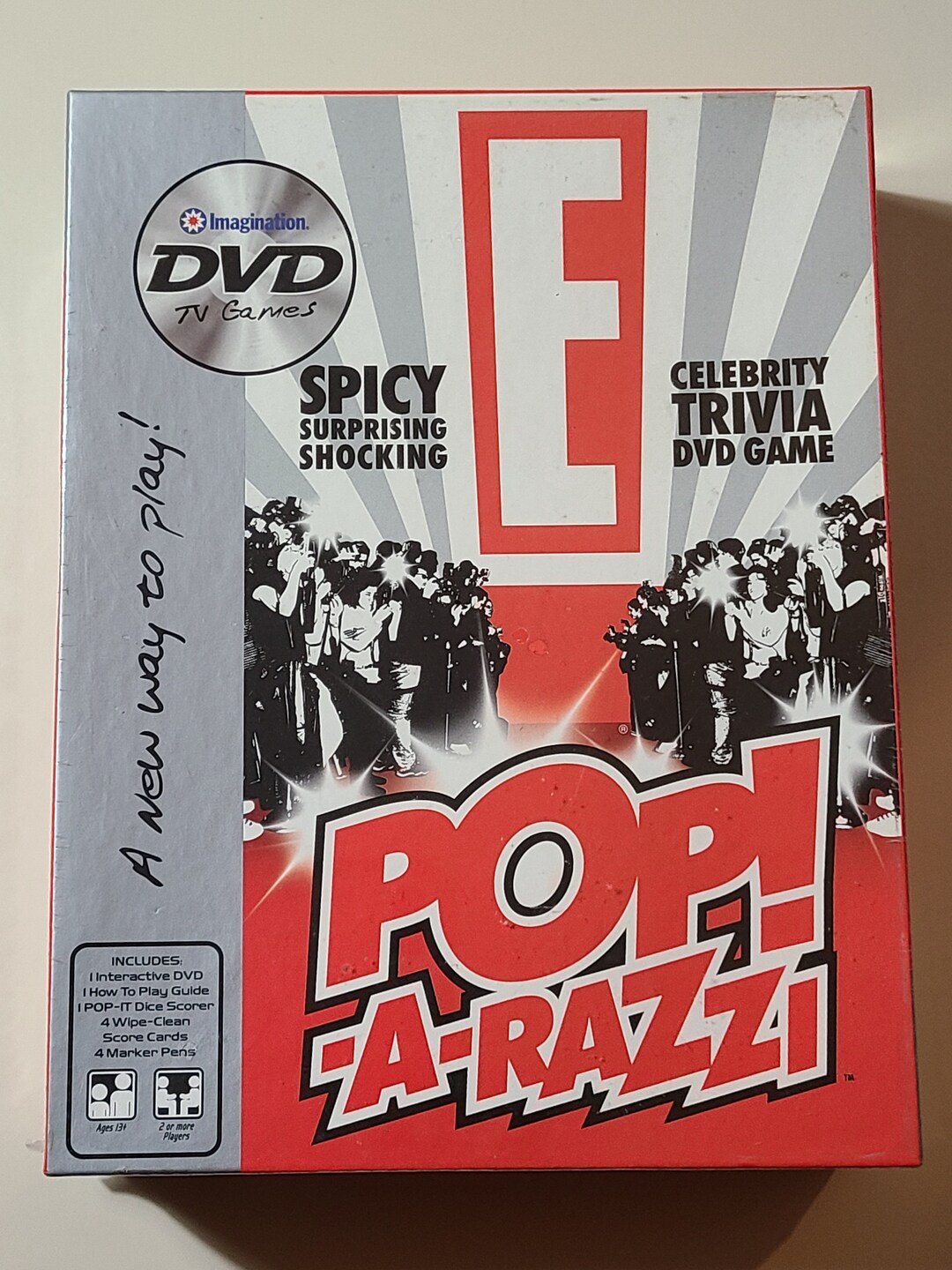DVD TV Game E! Pop-a-razzi Celebrity Trivia Brand New & Sealed From ...