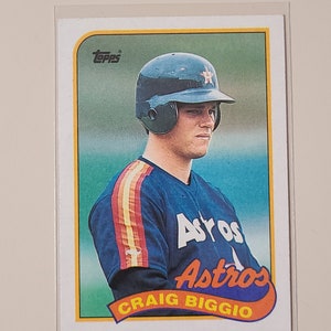 1989 Topps Craig Biggio RC Rookie Baseball Card - Etsy