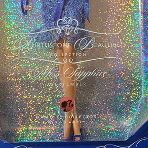 Barbie Collector Pink Label Birthstone Beauties September Miss Sapphire ...