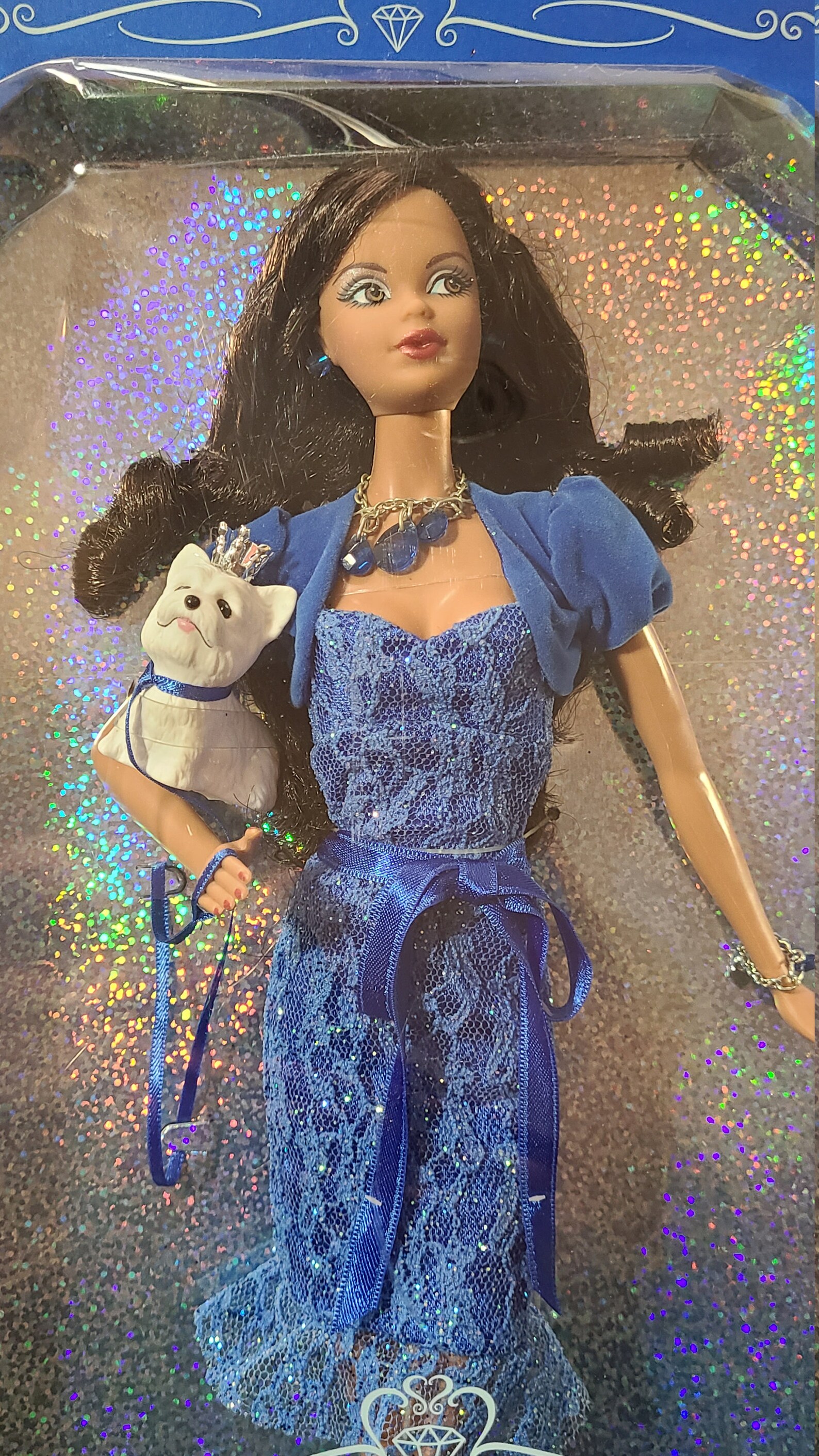 Barbie Collector Pink Label Birthstone Beauties September Miss Sapphire ...