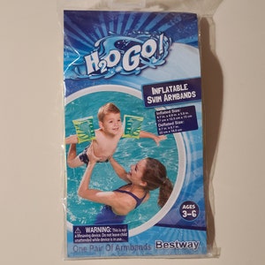 Inflatable Arm Band Floats Brand New Sealed for Ages 3-6 Years Dolphin ...