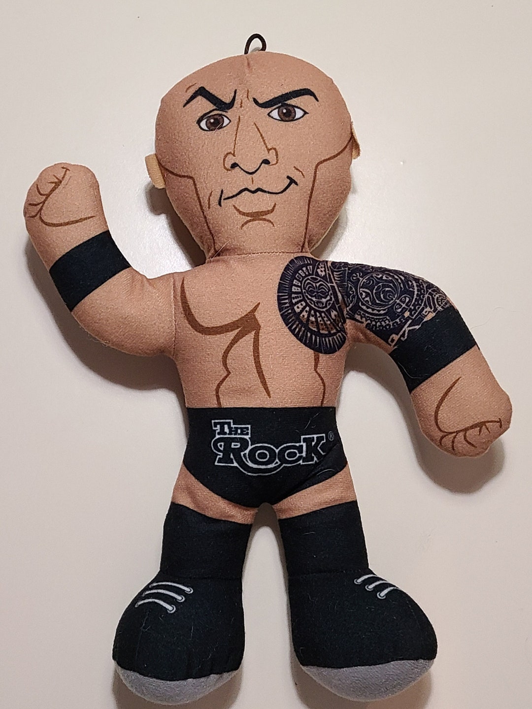 12 Inch Plush WWE the Rock Doll Good Condition - Etsy