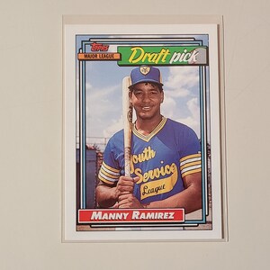 1992 Topps Manny Ramirez RC Rookie Baseball Card - Etsy