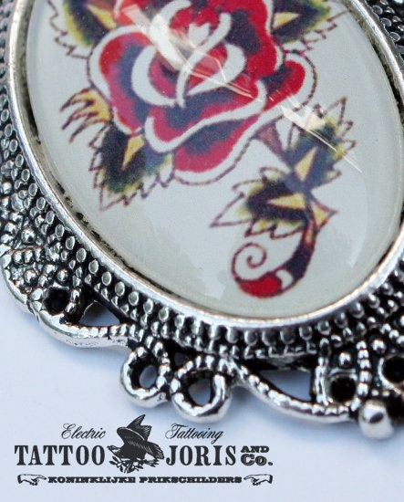 Tattoo Joris Oldschool Rose - Etsy