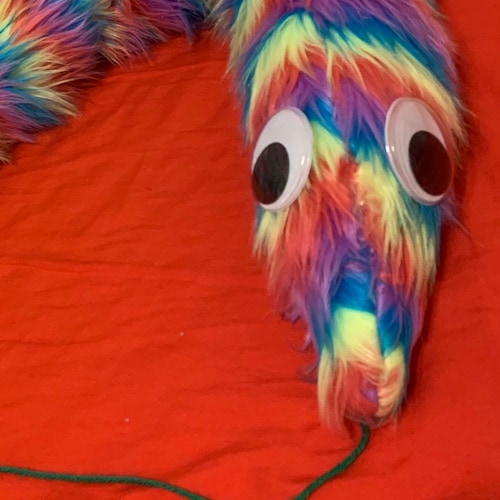 Princess Worm on A String Plushie | Etsy