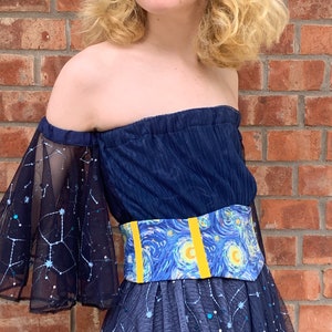 Starry Night Corset Belt Handmade - Etsy