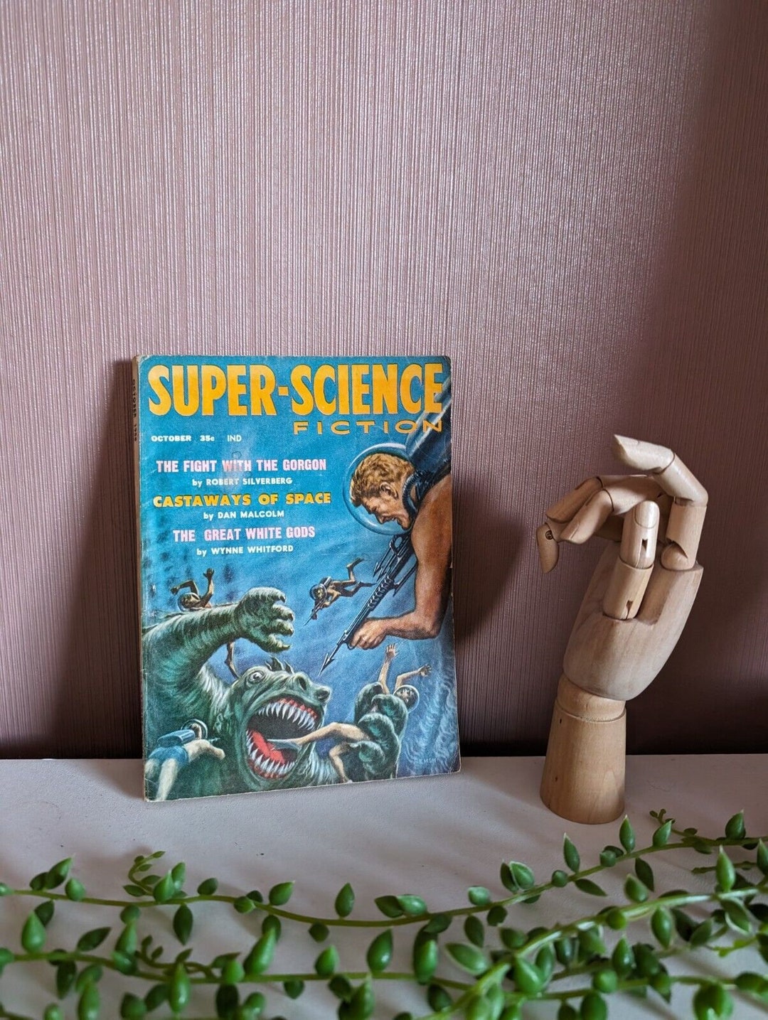 Super Science Fiction Oct 1958; Robert Silverberg, Dan Malcolm & Wynne ...