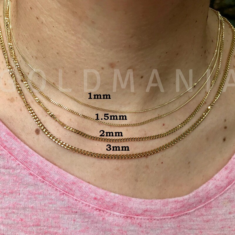 Thin Gold Chain - Etsy