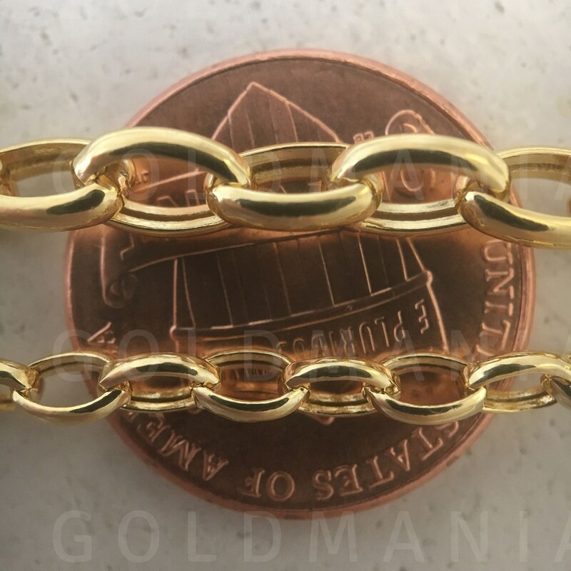 Oval Link Chain - Etsy