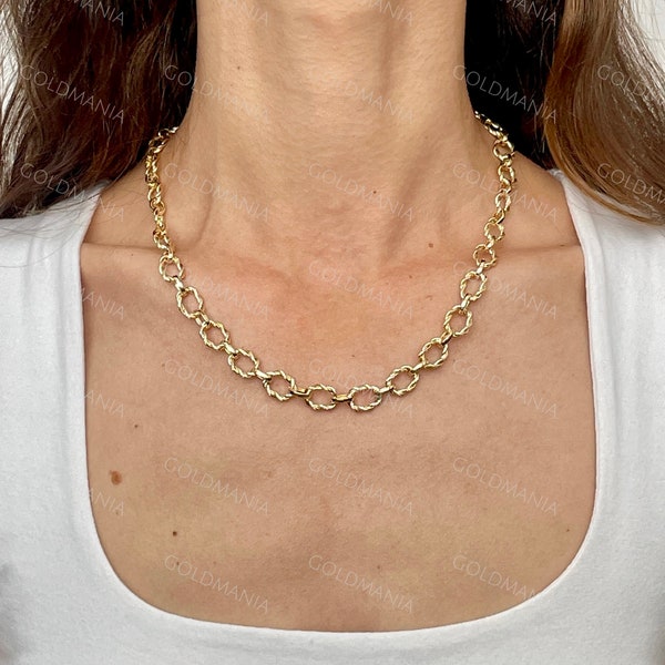 Oval Link Chain - Etsy