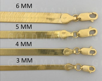 14k Gold Chain Necklace - Etsy