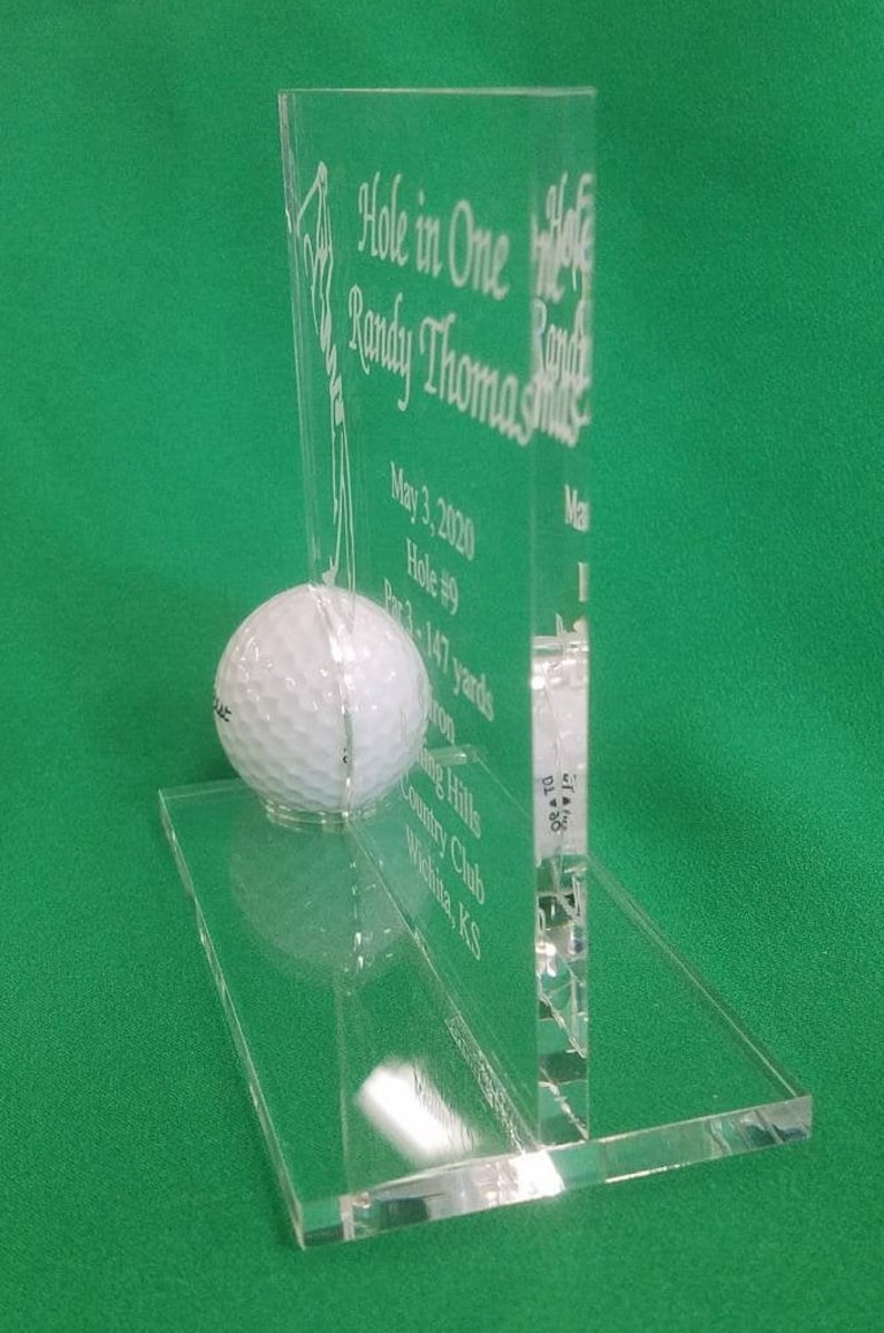 Mens Hole in One Golf Trophy Award-small - Etsy