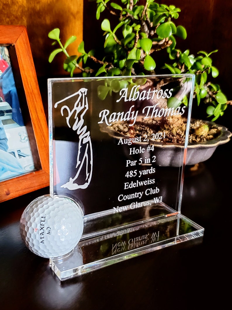 Albatross Golf Trophy & Award-small - Etsy