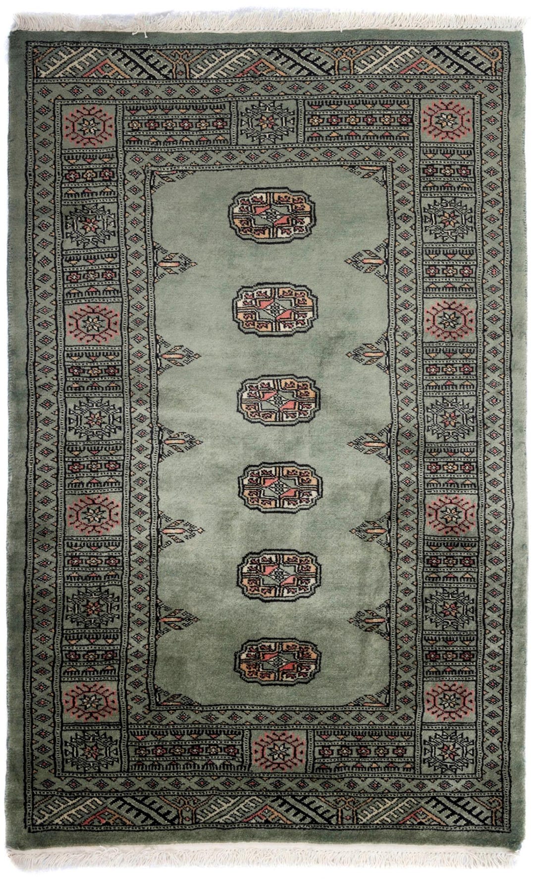 Handmade Pakistan Bokhara Fireside Rug 139cm X 91cm / 4ft 3in X 3ft ...