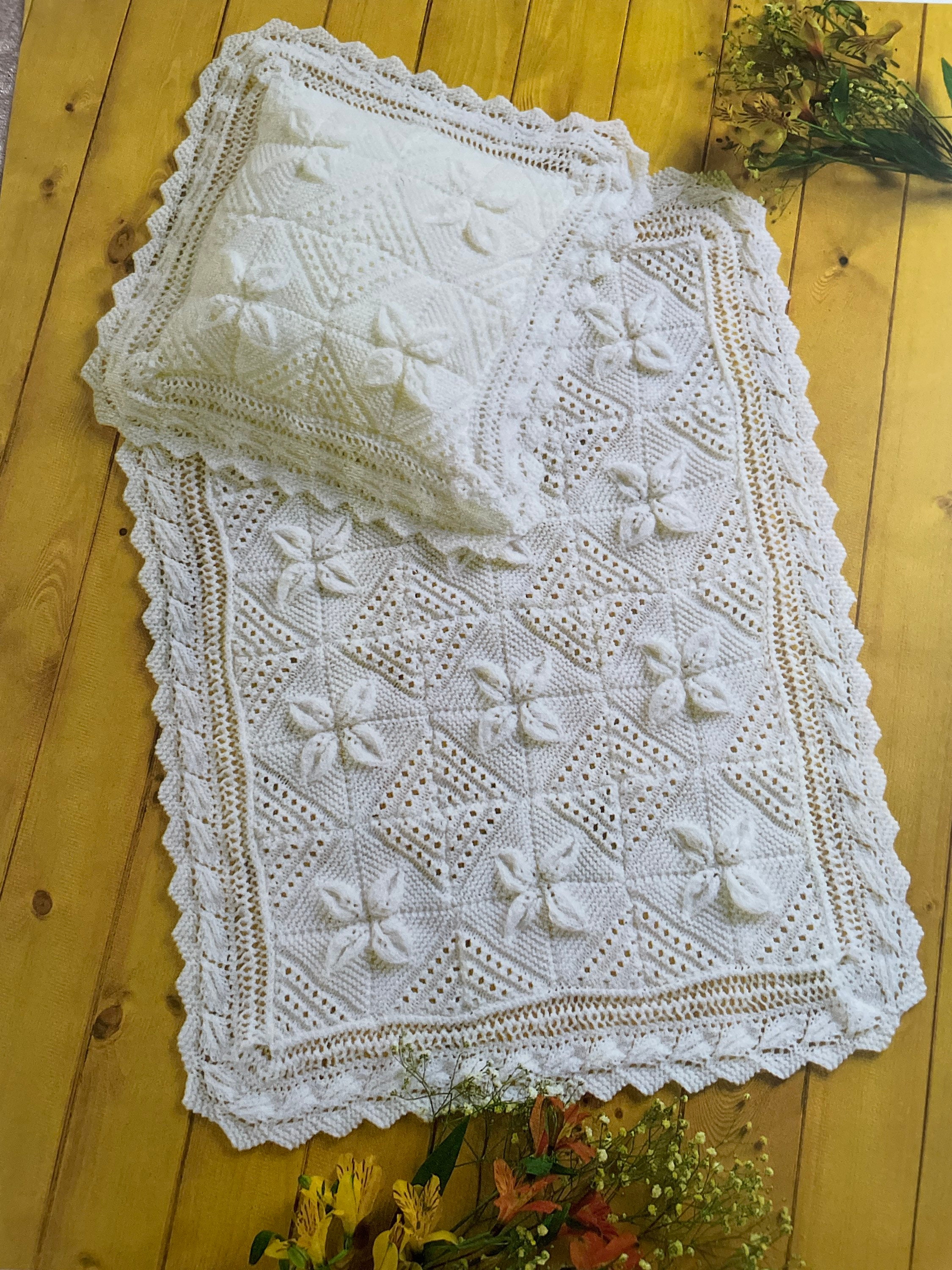 Sirdar snuggly knitting patterns 3806 3D leaf pattern baby | Etsy