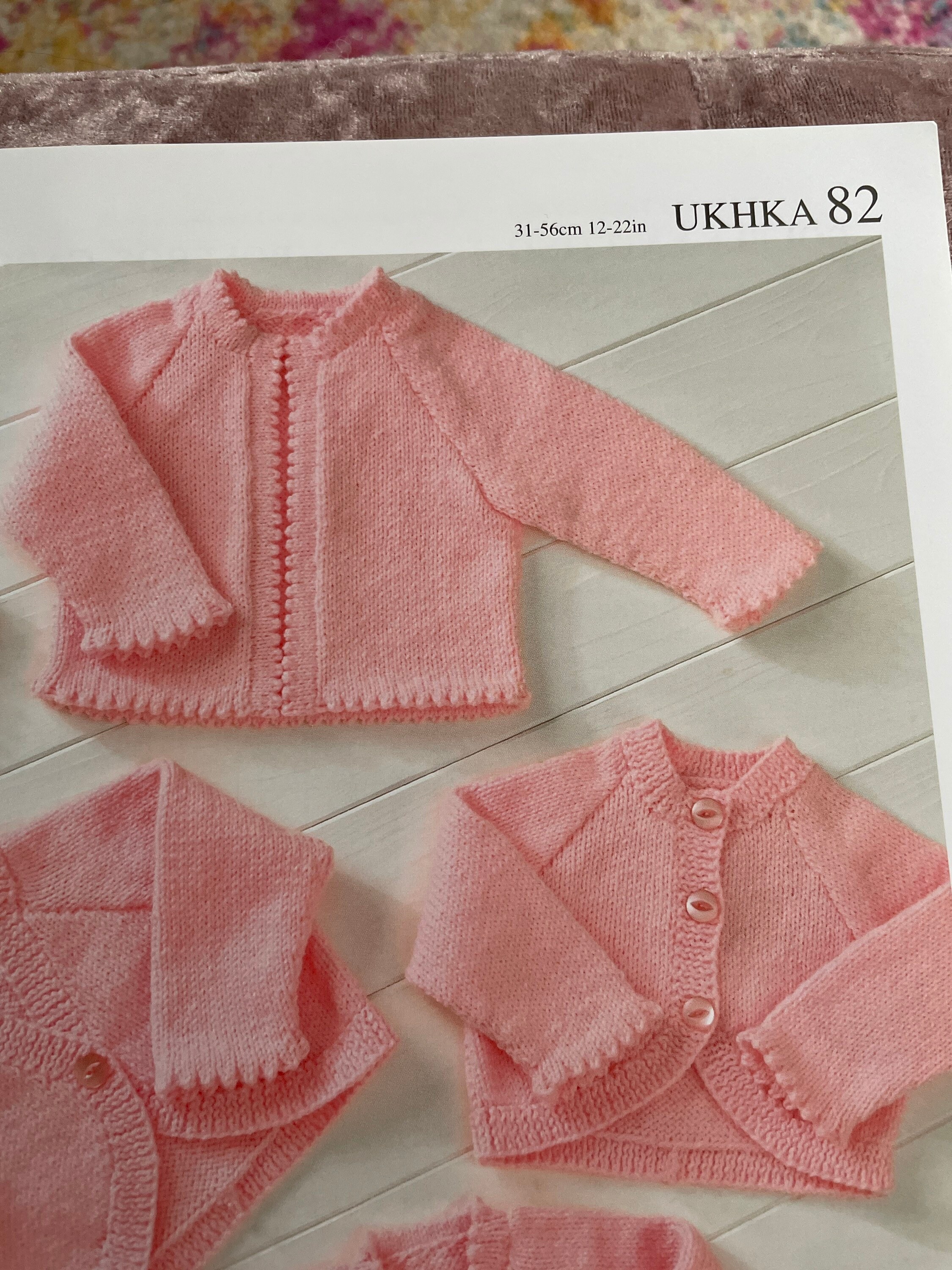 UKHKA 82 Knitting Pattern baby Cardigans Knitting Pattern | Etsy UK