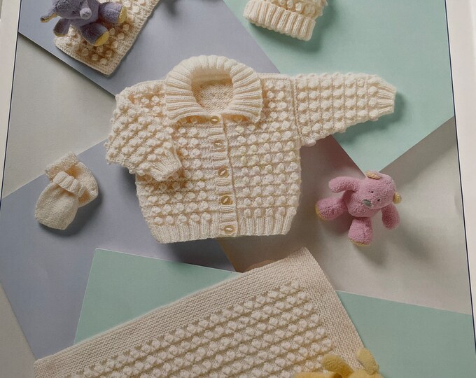 Sirdar Snuggly Knitting Patterns 3806 , 3D Leaf Pattern Baby Blanket ...