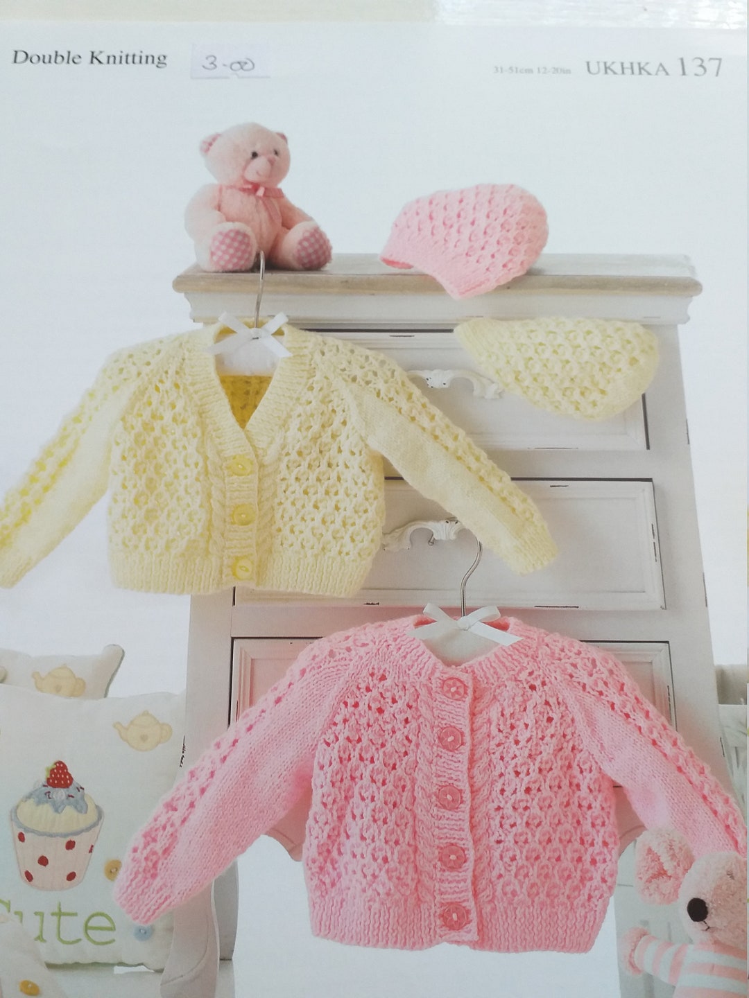 UKHKA Knitting Pattern , Baby Hat Pattern ,baby Cardigan Knitting ...