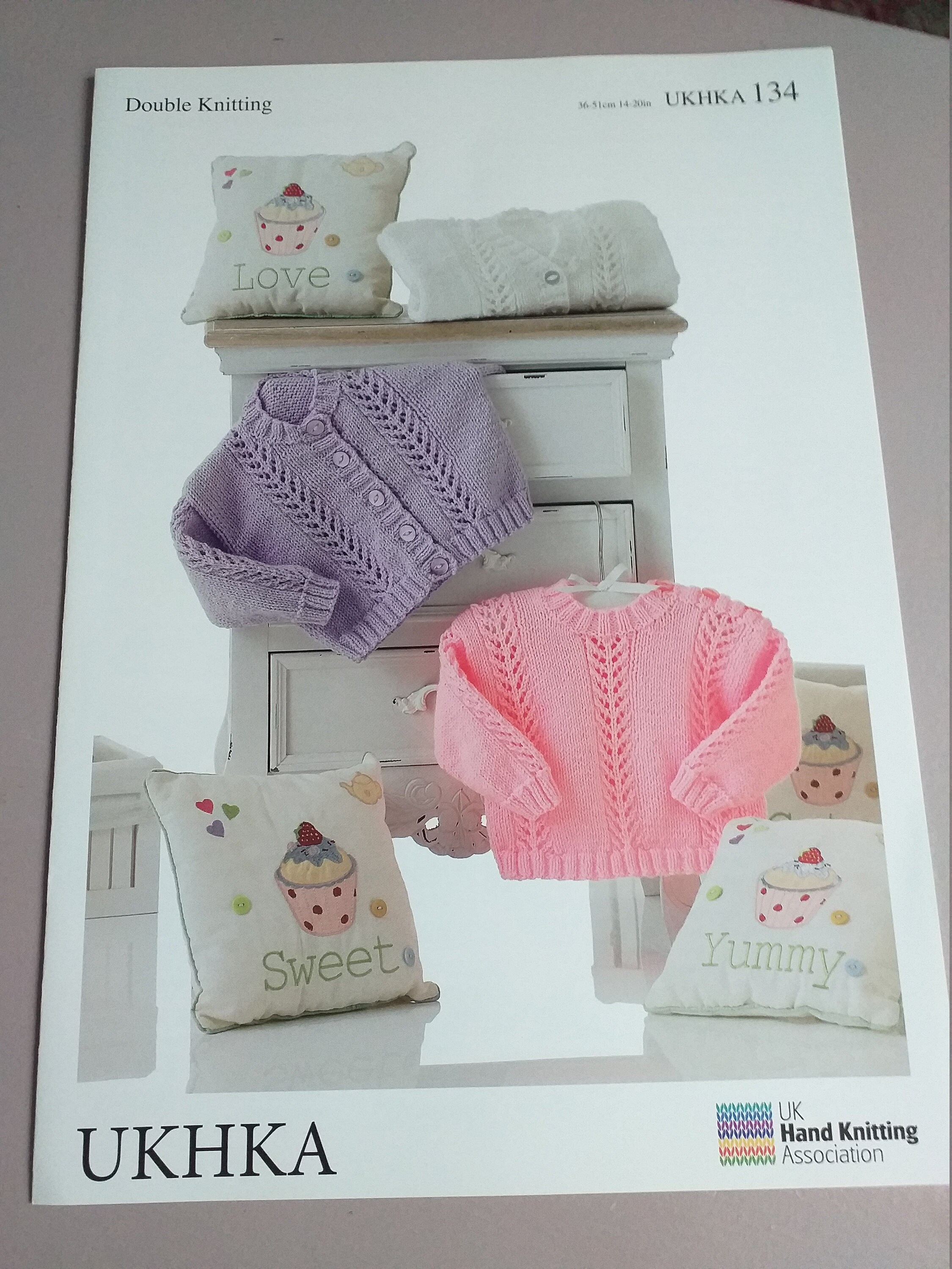 UKHKA Baby Cardigan Knitting Pattern: DK Yarn, 3 Styles - Etsy UK