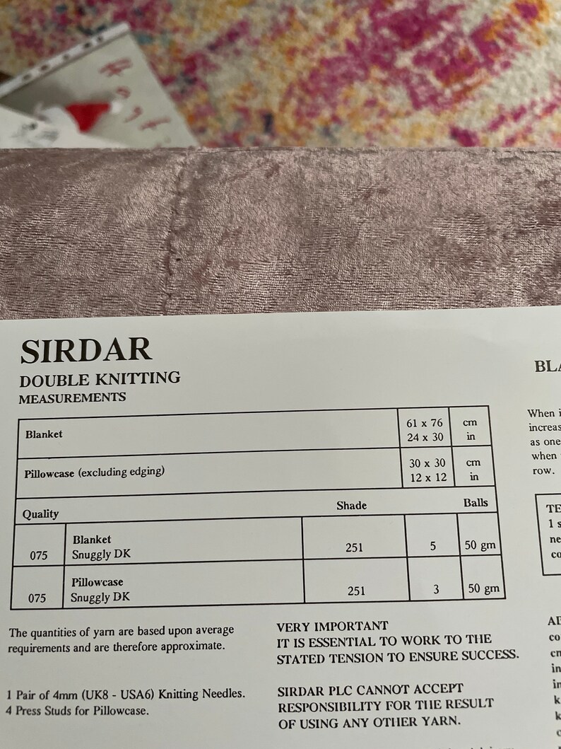 Sirdar snuggly knitting patterns 3806 3D leaf pattern baby | Etsy