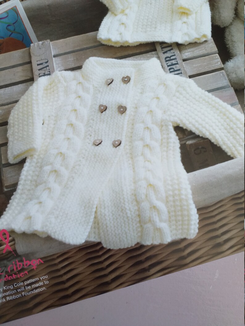 King Cole Aran Pattern 5223 Baby Knitting Patterns Baby - Etsy UK