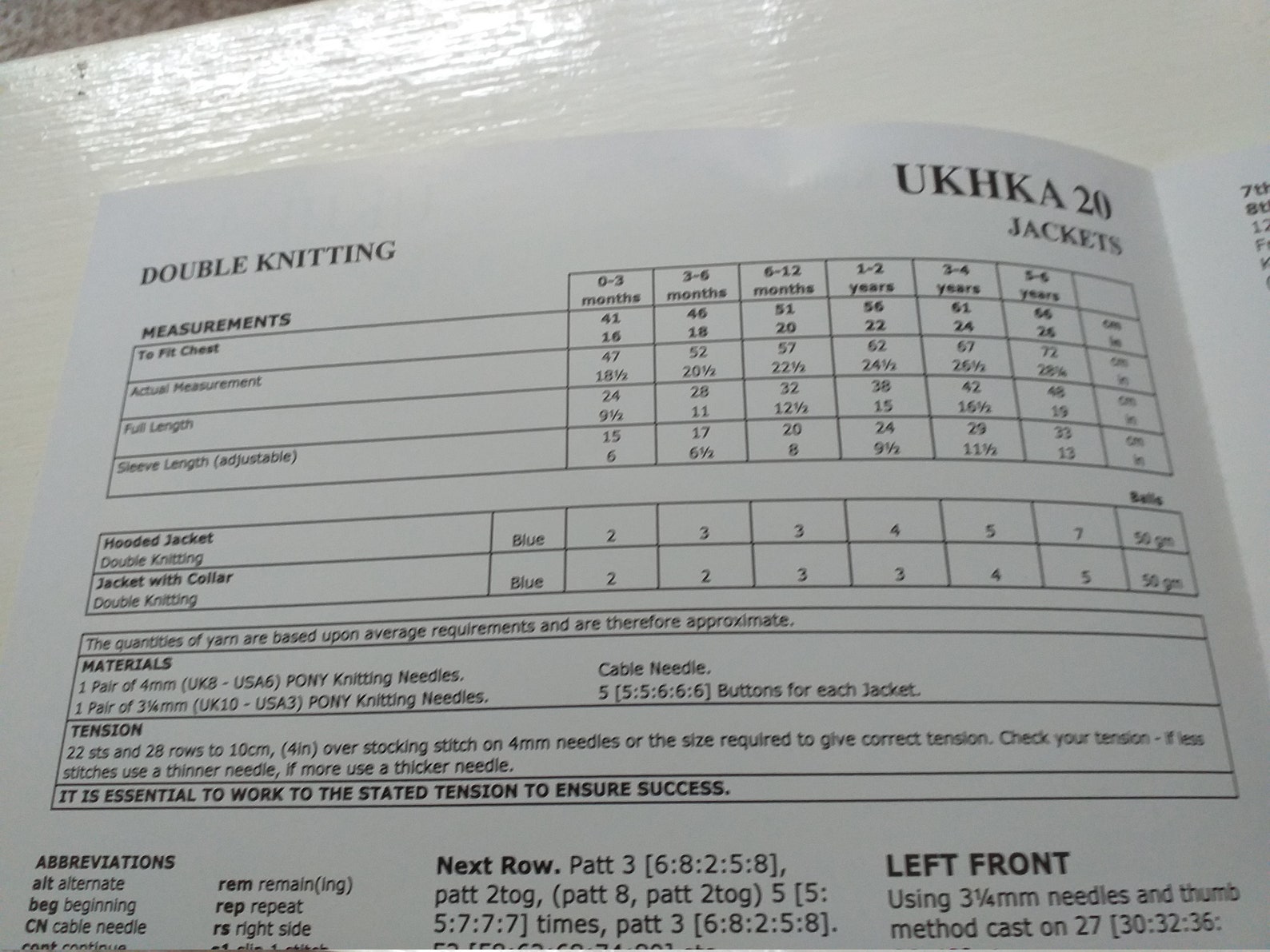 UKHKA Knitting Pattern baby Cardigan Baby Hoody Dk Patterns - Etsy UK