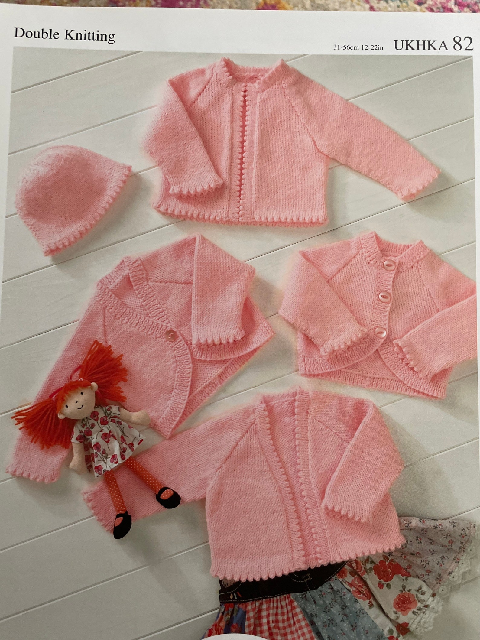 UKHKA 82 Knitting Pattern baby Cardigans Knitting Pattern | Etsy UK